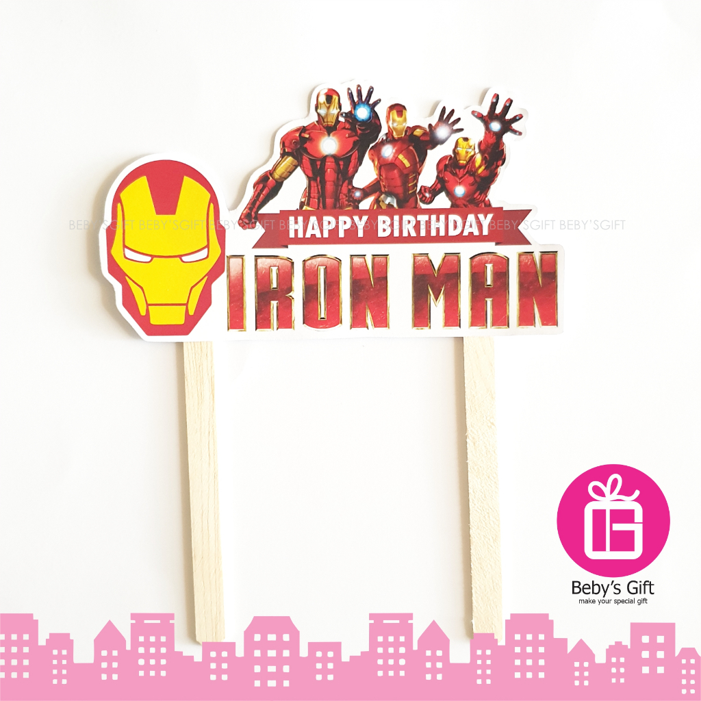 Jual Beby's Gift Topper Cake Iron Man Karakter Ironman | Shopee Indonesia