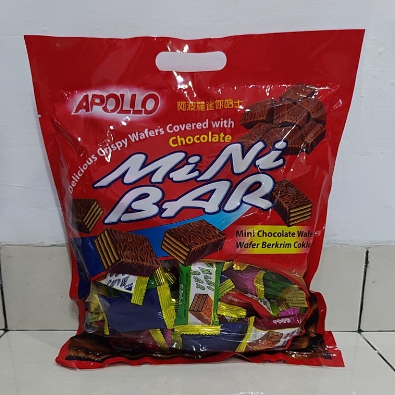Jual apollo wafer coklat mini bar isi 50pcs | Shopee Indonesia