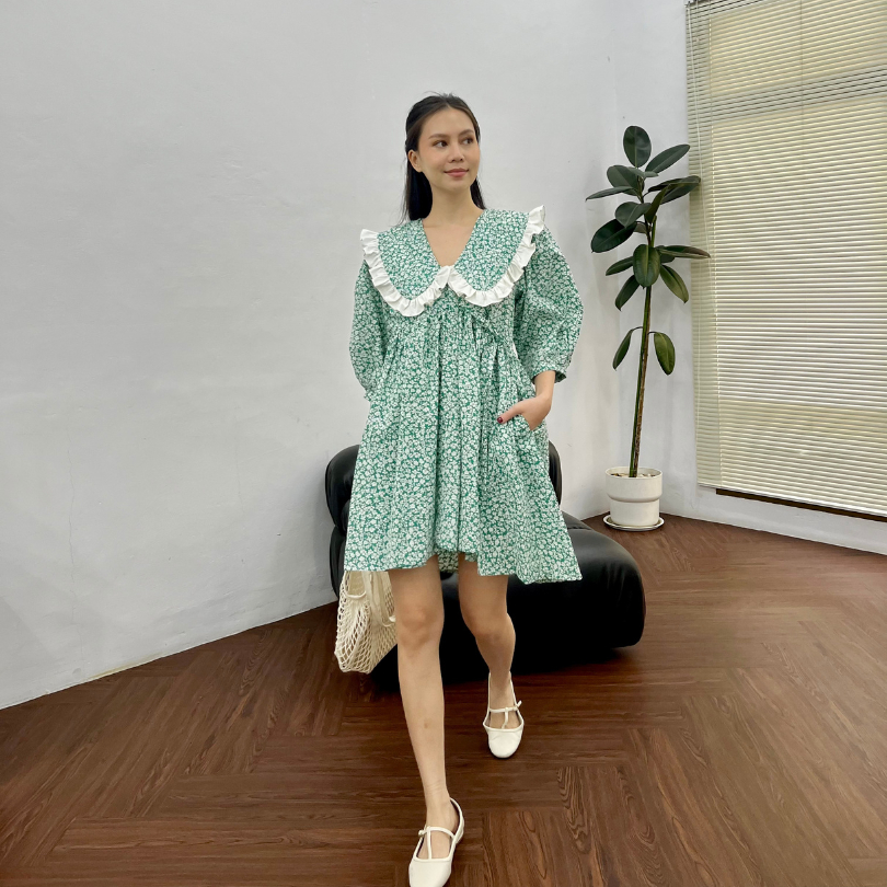 Jual MIROIR - Lora Flower Dress | Shopee Indonesia