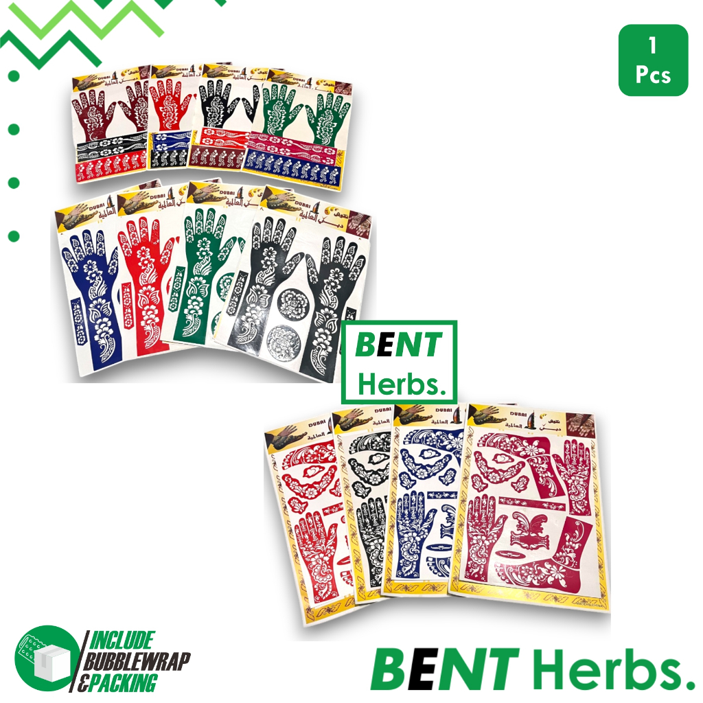 Jual Cetakan Hena Mol Tangan Kaki Henna Pacar Original Murah Dubai ...