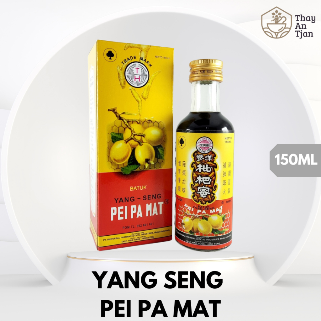 Jual YANG - SENG PEI PA MAT | PEIPAMAT | OBAT BATUK BERDAHAK DAN KERING ...