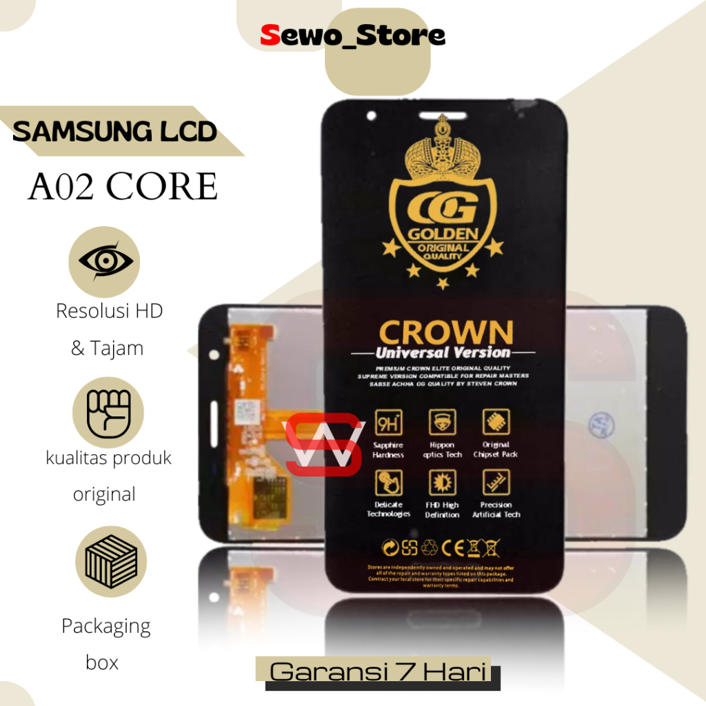 Jual LCD TOUCHSCREEN SAMSUNG GALAXY A02 CORE / A260 ORIGINAL FULLSET ...