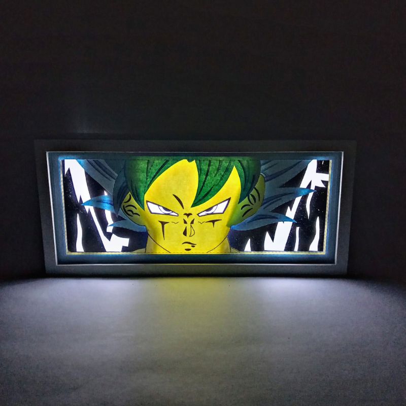 Jual Lightbox Anime 3D Lampu Kotak LED Dragon Ball - Son Goku Light Box ...