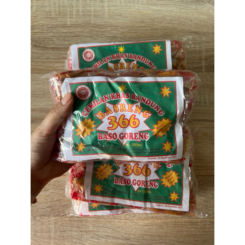 Jual Basreng Bakso Goreng 366 - 1 Pack - Isi 25pcs | Shopee Indonesia