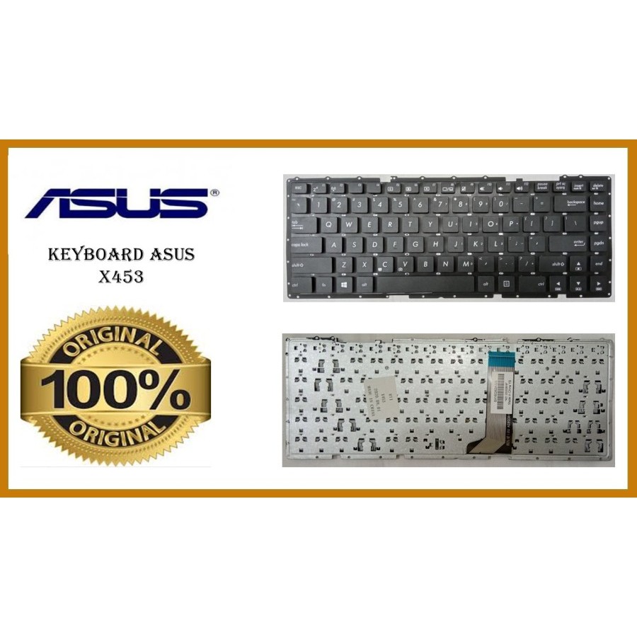 Jual Keyboard Original Asus X453 X453M X452 A455 A455L X451C K455 X403M ...