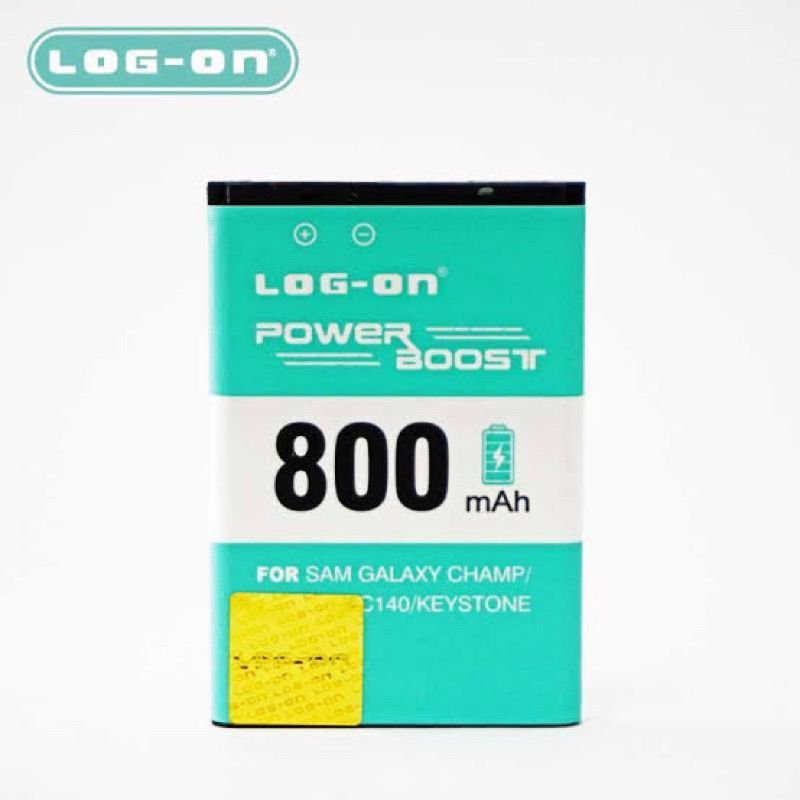 Jual Baterai Log-on Samsung Champ C140 C3300 C3303 B299 E1080 E1205 E1272 Power Boost log on ...