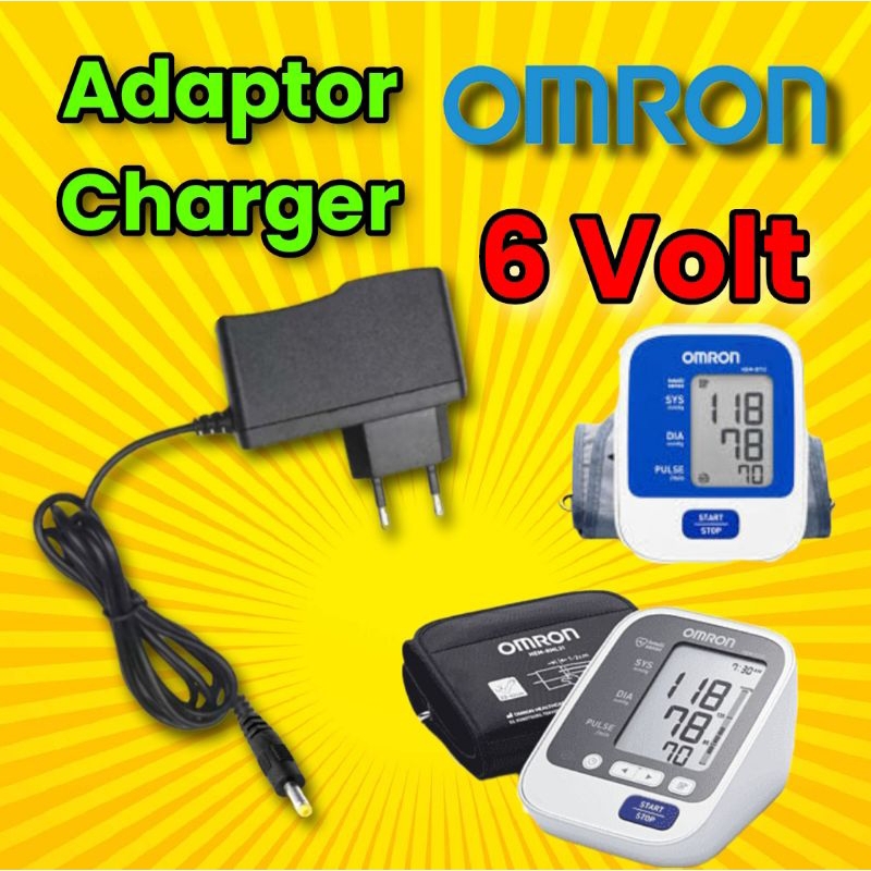 Jual Adaptor charger untuk omron tensimeter 6 Volt 6V Fast charging ...