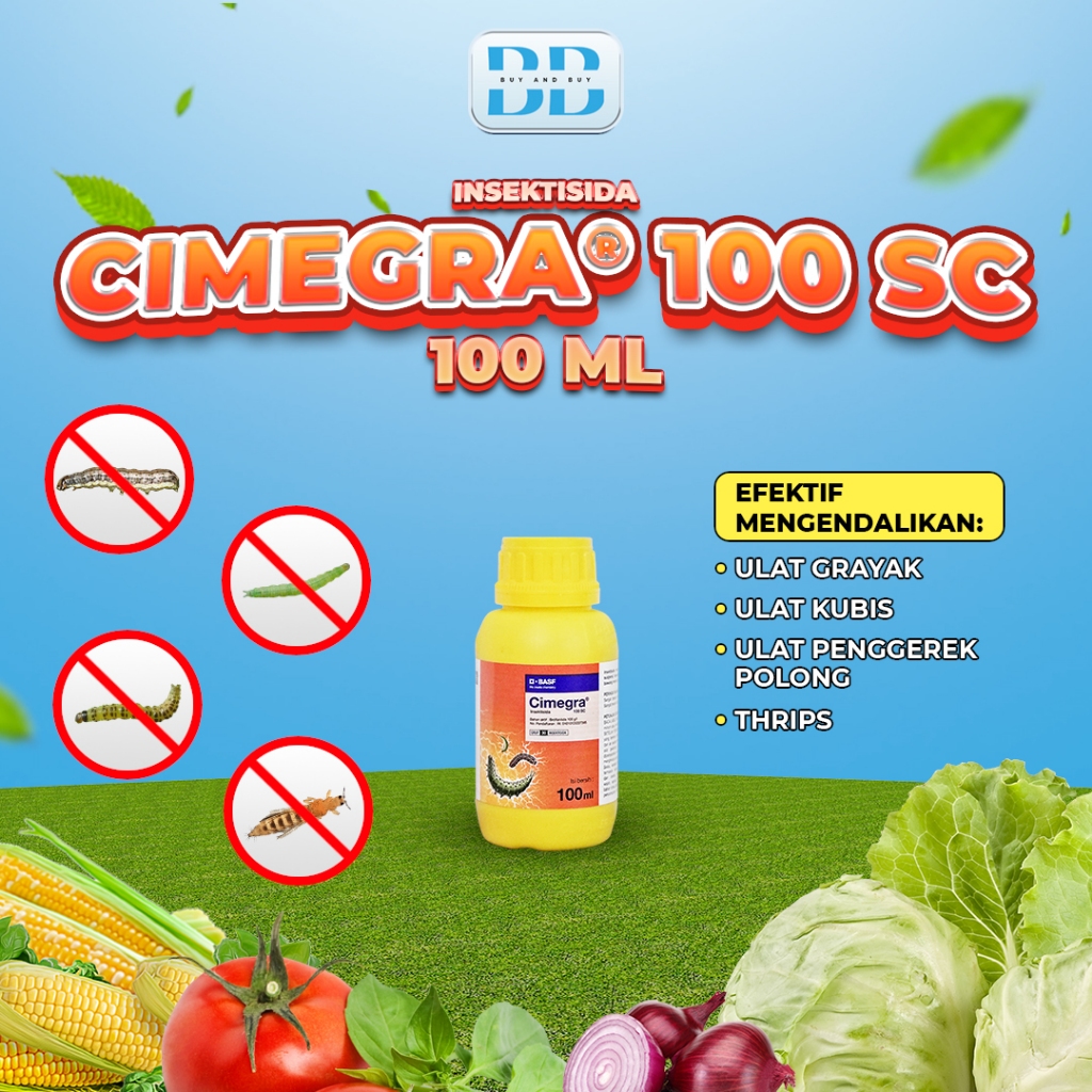 Jual Insektisida Cimegra 100SC 100 ml Obat Racun Hama Ampuh Basmi Ulat ...