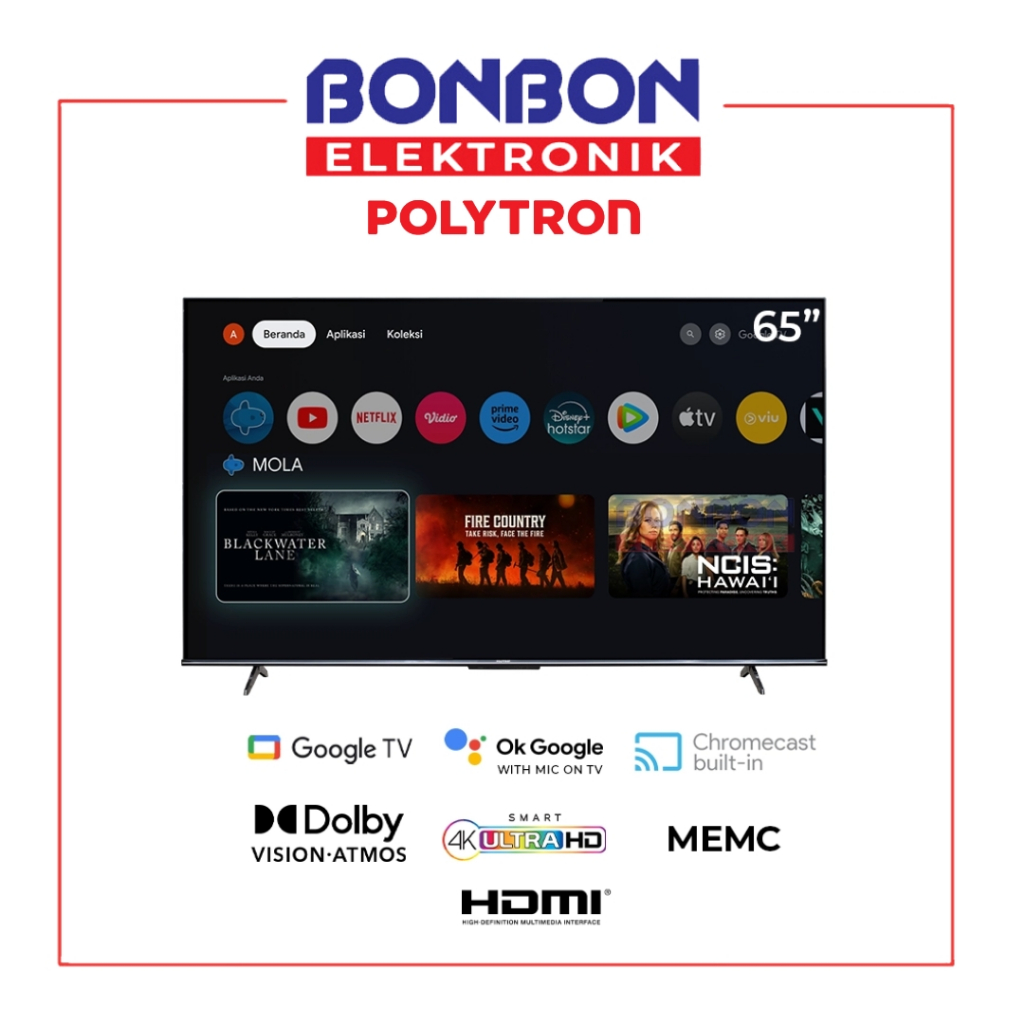 Jual Polytron LED TV 65 Inch 65UG5959 / PLD 65UG5959 4K UHD Smart ...