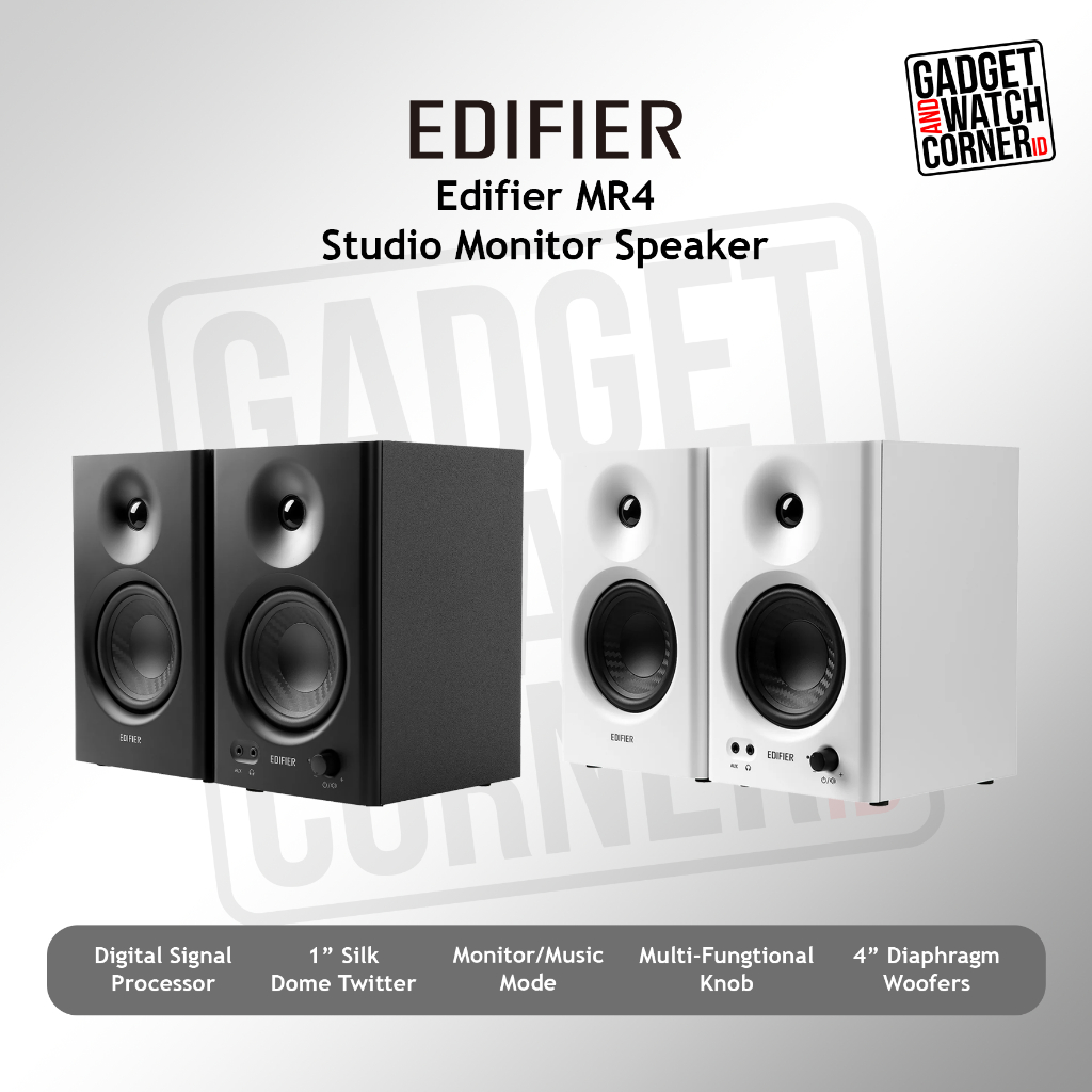 Jual Speaker Edifier MR4 Active 2.0 Monitoring studio Bookshelf ...