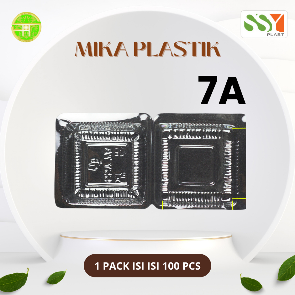 Jual Mika Kue Ukuran 7A Bening Food Grade Plastik 1 Pack 100 pcs ...