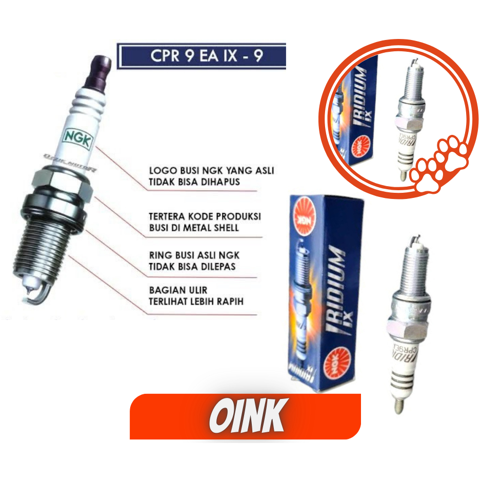 Jual Busi NGK Iridum CPR9EAIX-9 Vario 110 125 Beat Fi Scoopy CB CBR 150 Asli | Shopee Indonesia