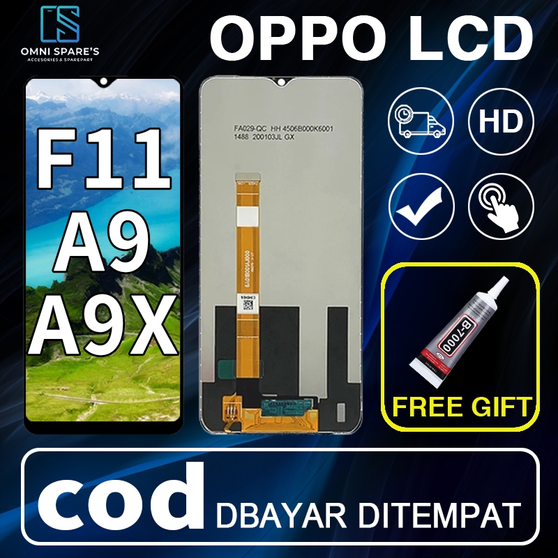 Jual Lcd For OPPO F11 A9 A9X Ori Fullset Touchscreen layar hp asli copotan | Shopee Indonesia