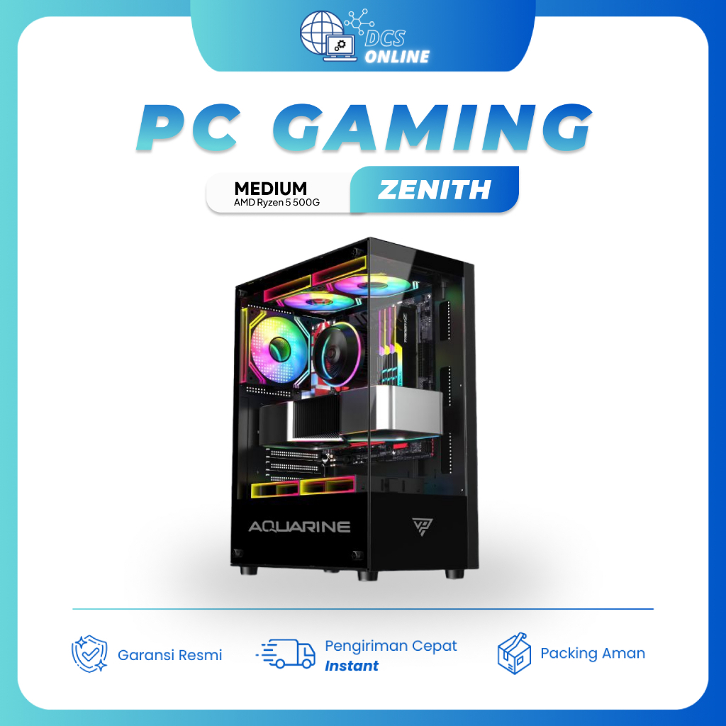 Jual Pc Rakitan Gaming AMD Ryzen 5 5600Gt | 16GB | NVME 256GB | HDD 1 ...