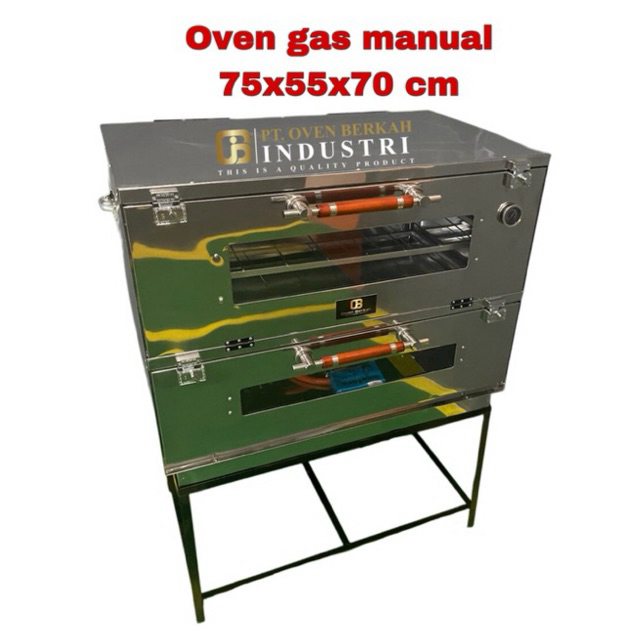 Jual Oven Gas Stainless Api Atas Bawah Ukuran 75X55X70 cm Oven Gas Roti ...