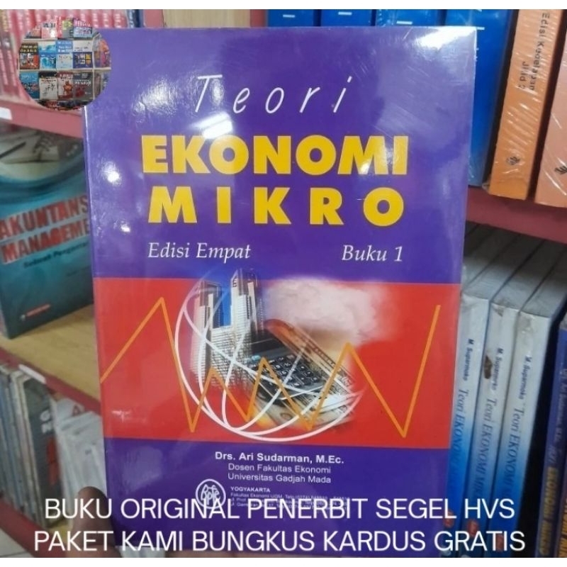 Jual Teori Ekonomi Mikro Buku 1 Edisi 4 - Ari Sudarman Buku Original BPFE HVS | Shopee Indonesia