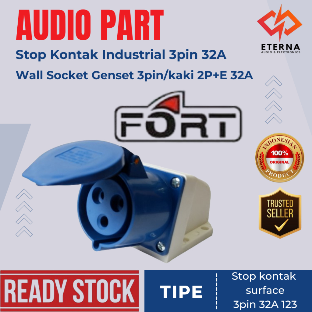 Jual SOCKET 3 PIN 32 AMPERE | Shopee Indonesia