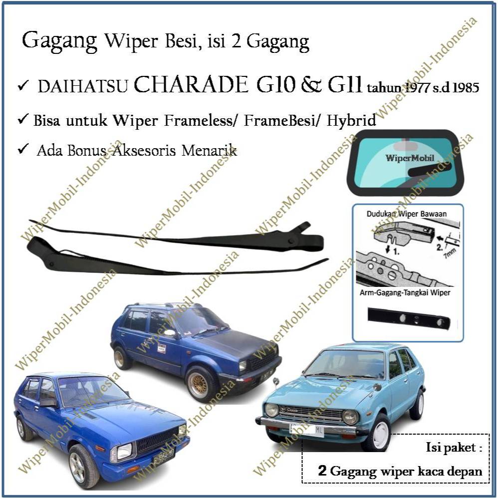 Jual Gagang Wiper Daihatsu Charade G10 G11 tahun 1977 1978 1979 1980 ...