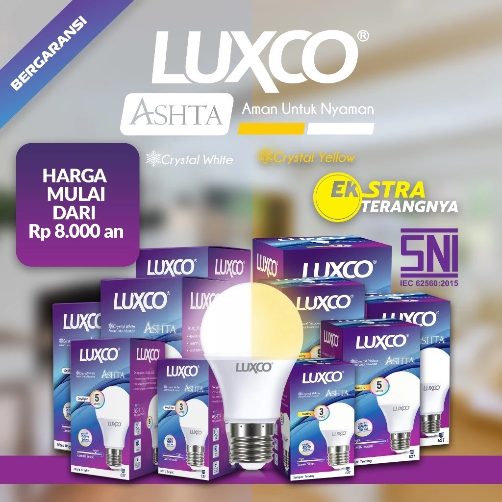 Jual Lampu Led Luxco Ashta Series, 3-22 Watt | Shopee Indonesia