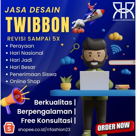 Jual Jasa Desain Twibbon Custom/ Twibbon Reguler/ Twibbon + LINK | Shopee Indonesia