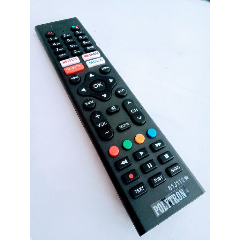 Jual Remote TV Pengganti Android TV Polytron LCD / LED Smart TV ...