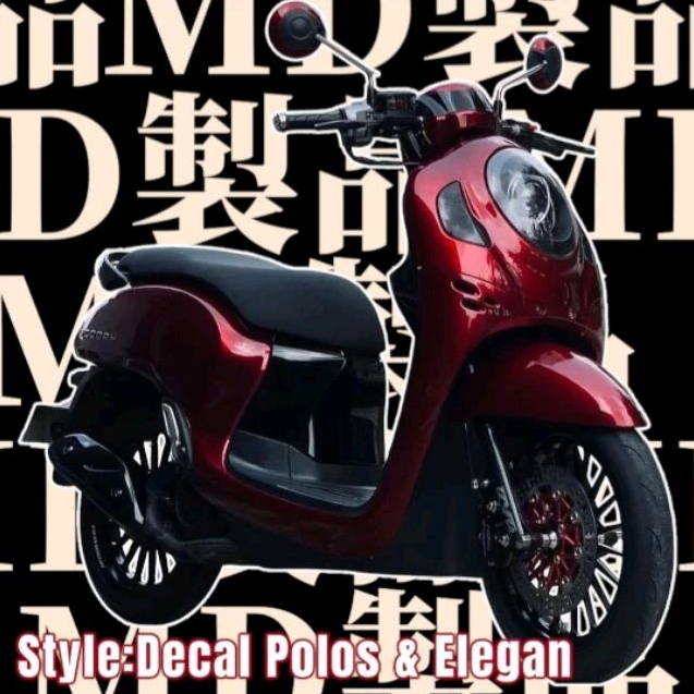 Jual Decal Polos,Decal full body,Decal merah candy,Decal scoopy full ...