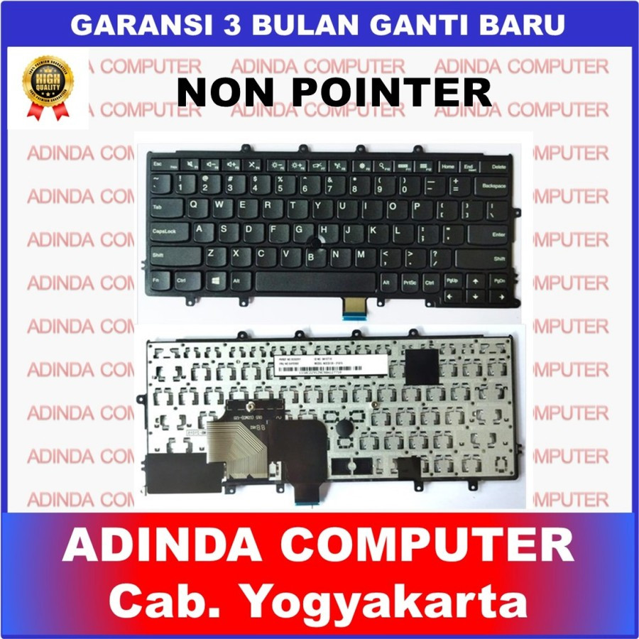 Jual Keyboard Lenovo Thinkpad X240 X250S X260 X270 X250 Non Pointer ...