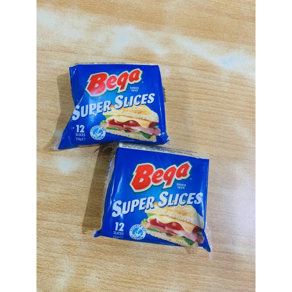 Jual Bega cheese super slices 12 pc pack keju slice Sandwich cheese ...