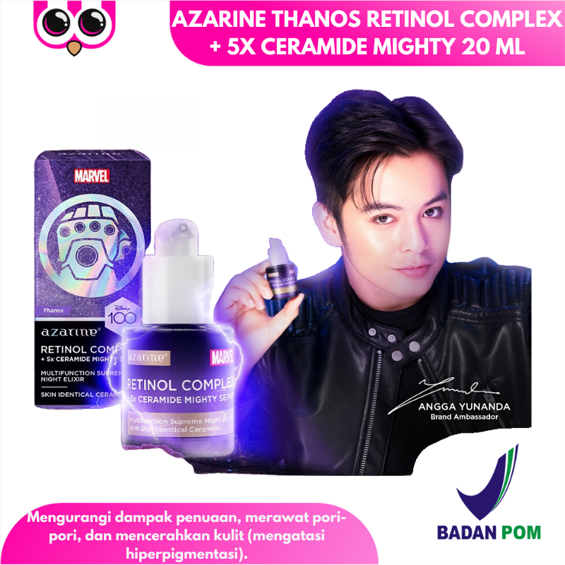 Jual AZARINE THANOS RETINOL COMPLEX + 5X CERAMIDE MIGHTY 20 ML SERUM ...