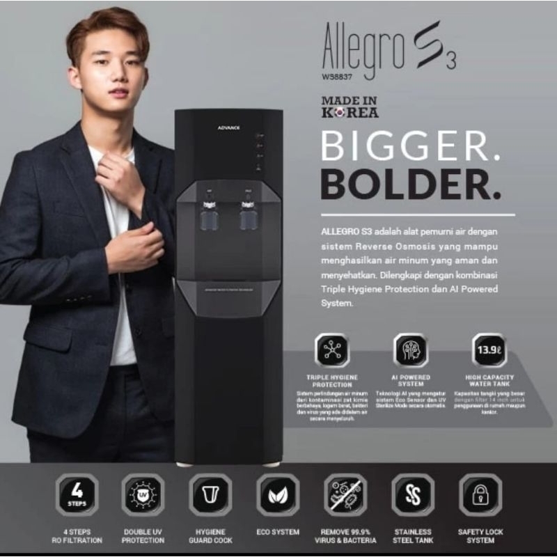 Jual Advance - Reverse Osmosis Allegro S3 - Water Purifier - Filter Air ...