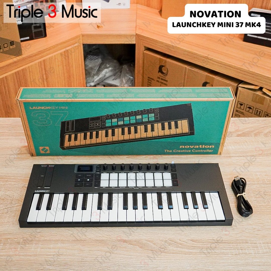 Jual Novation Launchkey Mini 37 MK4 37 keys Midi Keyboard Controller ...