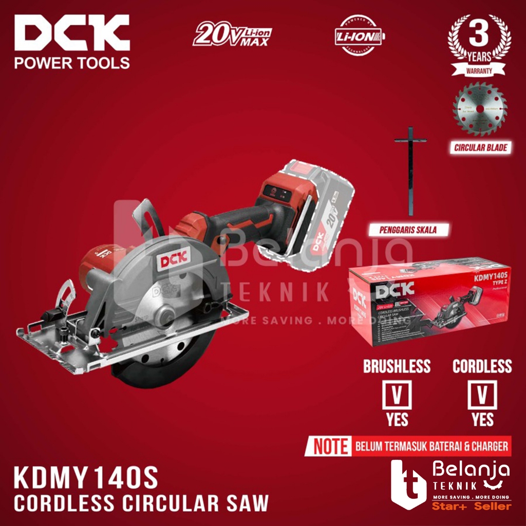 Jual DCK Mesin Circular Saw Cordless KDMY140S Z Sirkel Kayu Unit Only 140MM KDMY 140 S KDMY140SZ ...