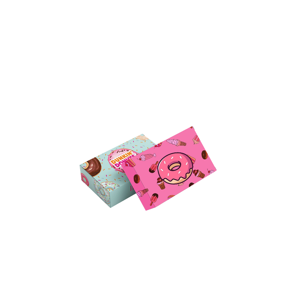 Jual PACKAGING BOX DONAT ISI 6 WINDOW LAMINASI | Shopee Indonesia