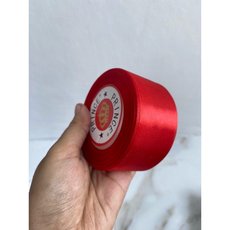 Jual Pita Satin 1.5Inch / 4cm Perroll 20yard 18 meter- Pita Satin 4cm ...