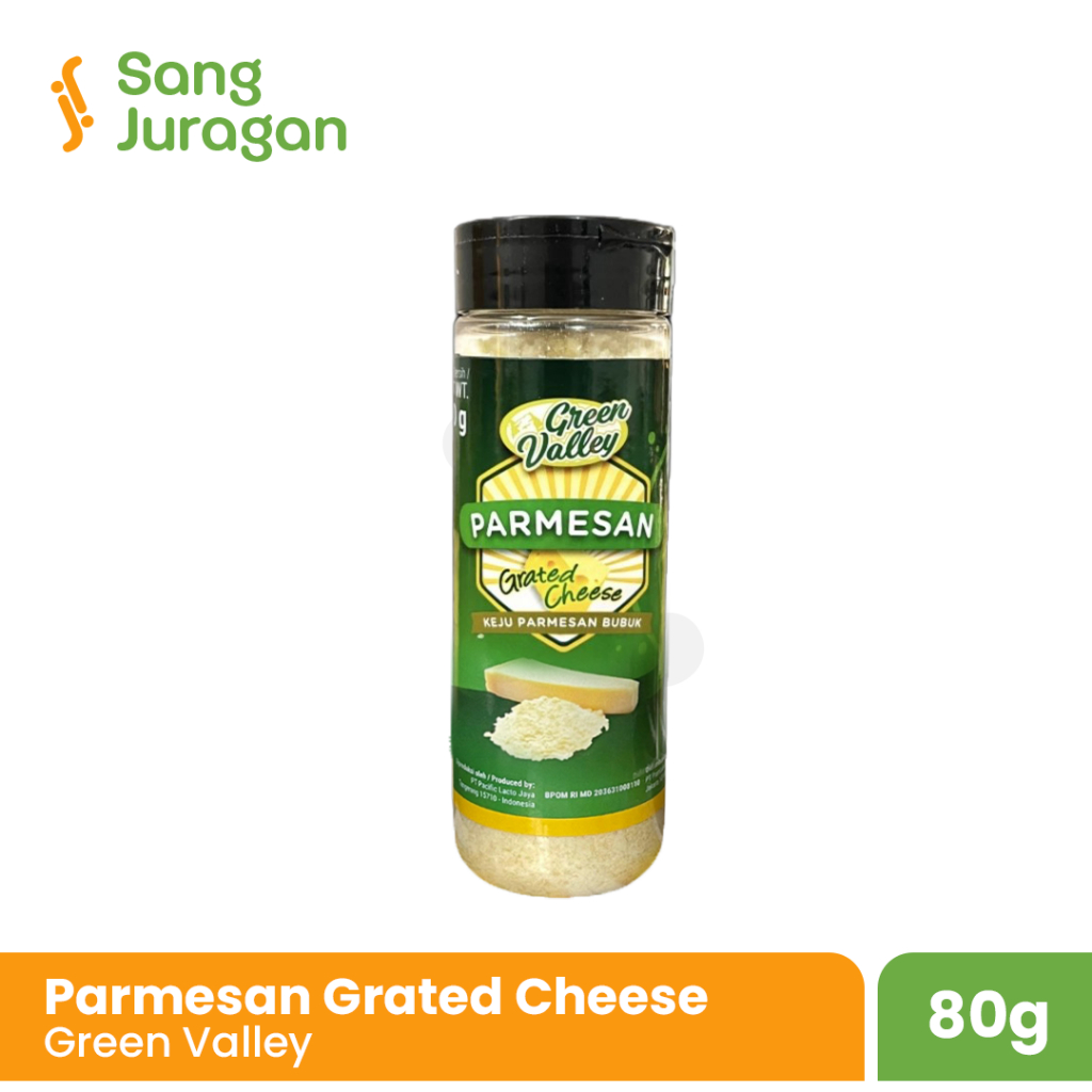 Jual Green Valley Grated Parmesan 80 gram / Keju Parmesan Parut ...
