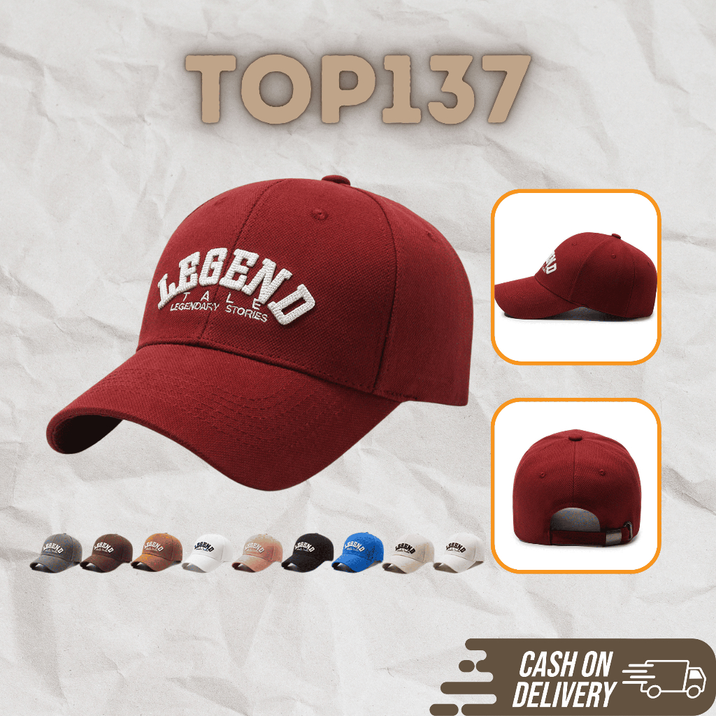 Jual Topi Bordir LEGEND Fashion Sport Cap [TOP137] | Shopee Indonesia