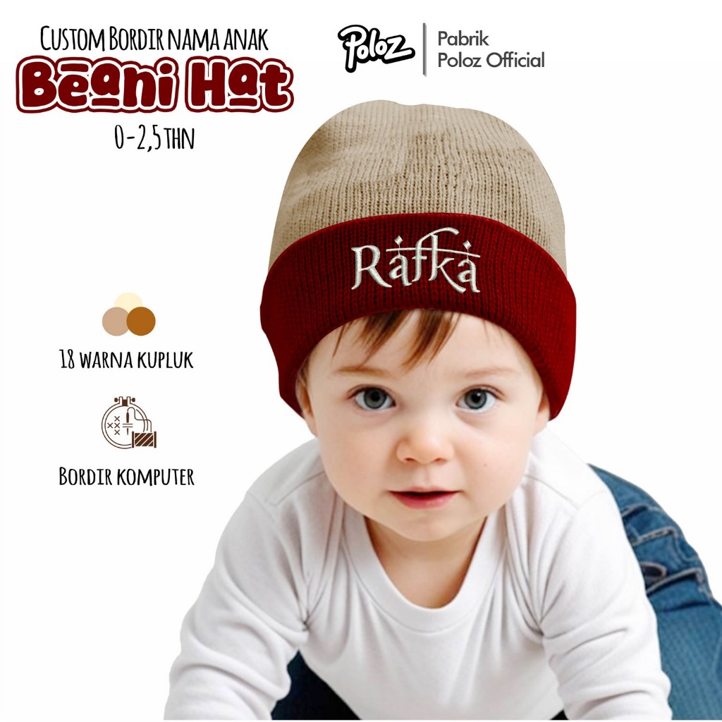 Jual KUPLUK NAMA BAYI KUPLUK NAMA ANAK KUPLUK BORDIR NAMA KUPLUK ...