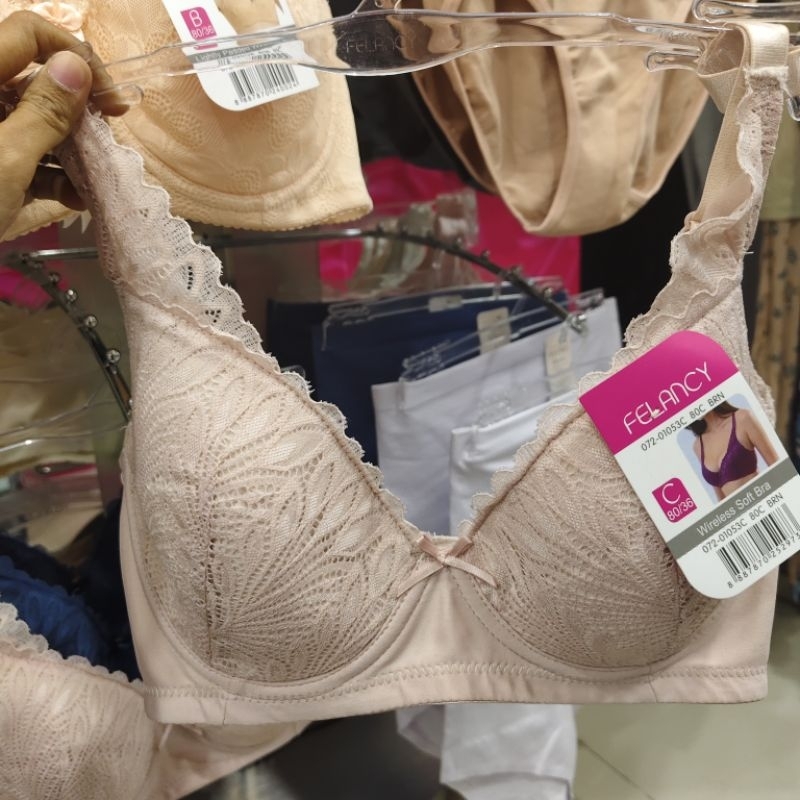 Jual FELANCY BRA RENDA BUSA TIPIS BERKAWAT CUP C(72-1053) | Shopee ...