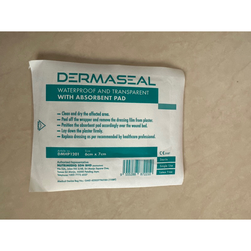 Jual Dermaseal waterproof and transparent 6cm x 7cm | Shopee Indonesia