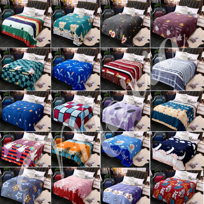 Jual [BISA COD](9% OFF)SELIMUT MORIA UKURAN 120×200/SELIMUT DEWASA ...