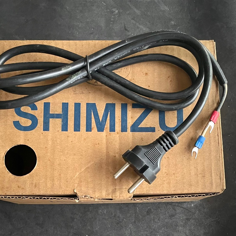Jual Kabel colokan pompa air jet Pump SHIMIZU 2x0.75mm / kabel colokan ...