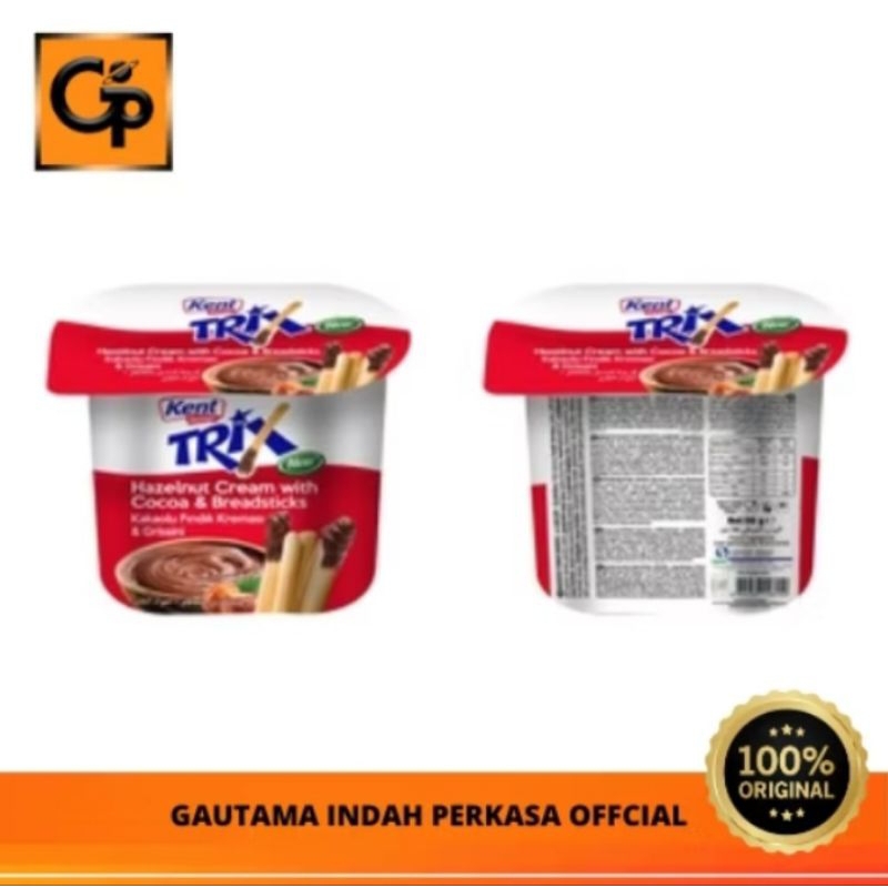 Jual Kent Trix Biskuit Stik Hazelnut Cream with Cocoa & Breadstick ...