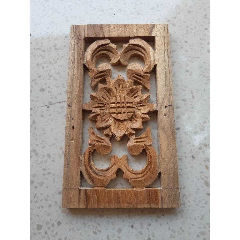 Jual loster roster ornamen kusen pintu jendela boven lisplang kayu jati ...