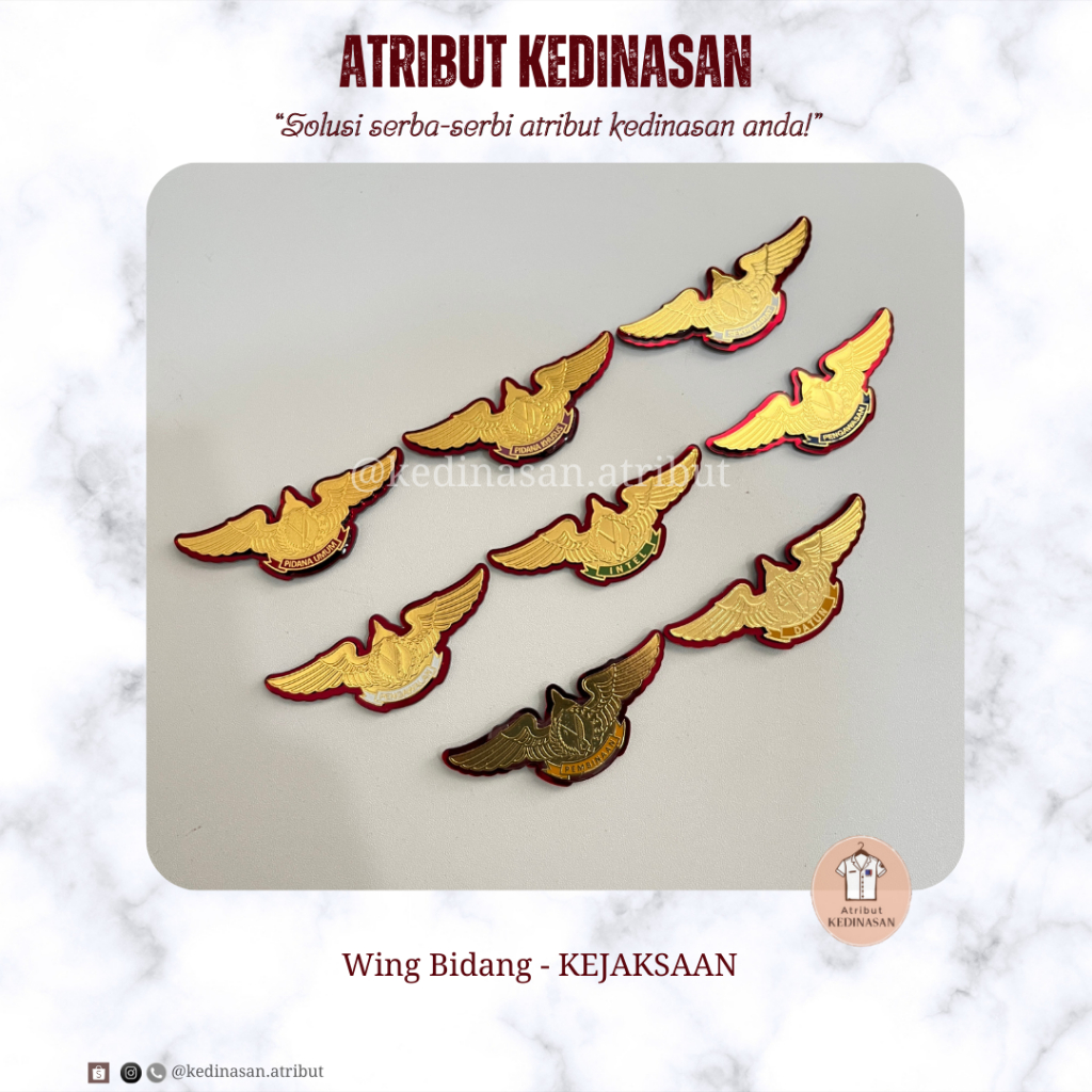 Jual Wing Bidang Pidum Pidsus Datun Pembinaan Pengawasan Intelijen ...