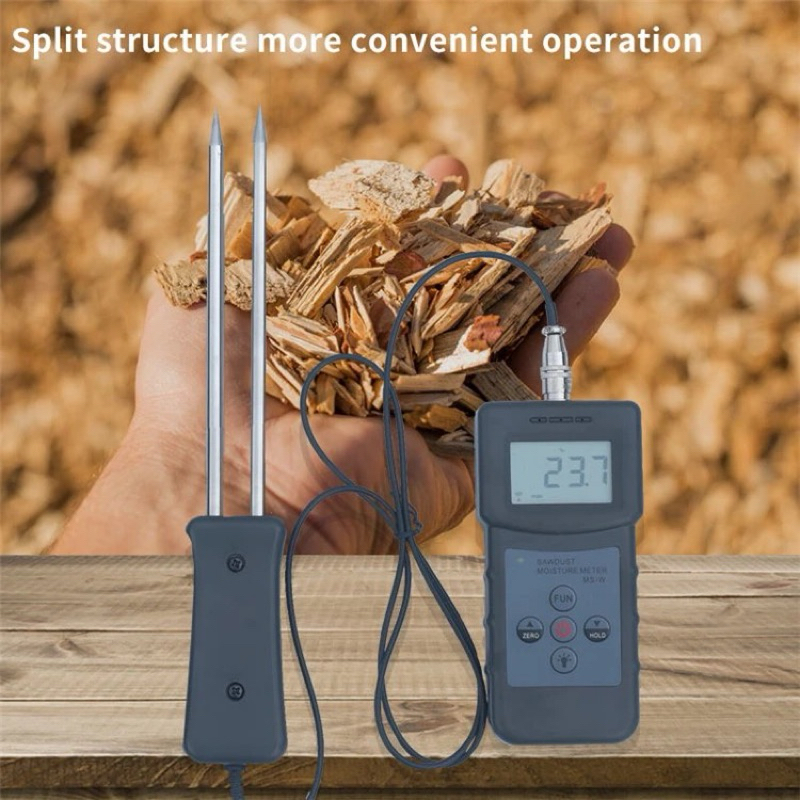 Jual Sawdust Moisture Meter MSW Wood Chips Content MS-W Serpihan Kayu ...