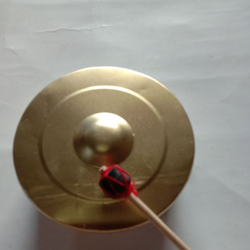 Jual alat musik gong mini bali ukuran 14 cm mainan anak | Shopee Indonesia