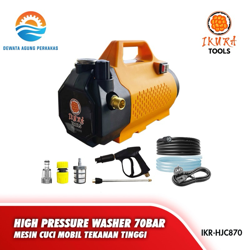 Jual Mesin Steam Cuci Mobil Motor AC Jet Cleaner Ikura High Pressure Variable Speed Bisa Atur ...