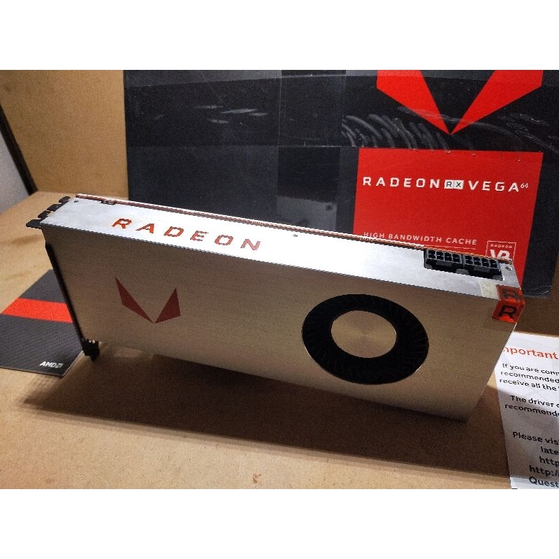 Jual Rx vega 64 8gb xfx fullset mendekati radeon VII monster gpu ...