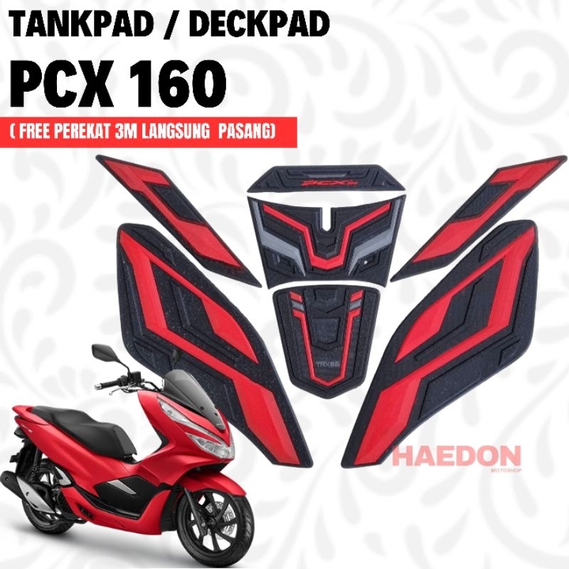 Jual Tankpad PCX 160 / PCX 160 Body Protector Full Deck / Deckpad Motor ...