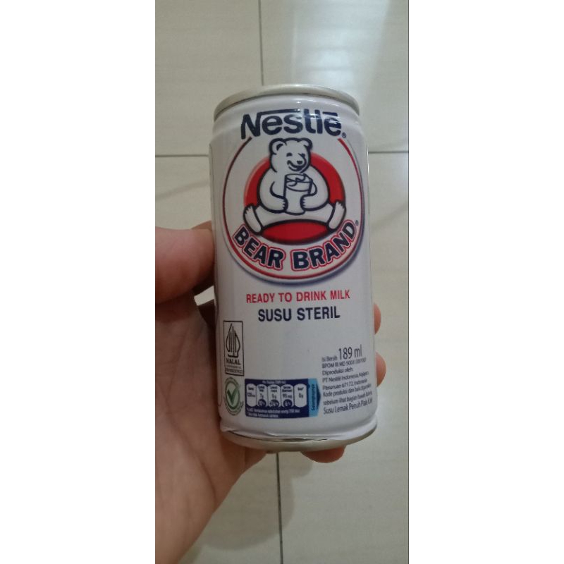 Jual susu bear brand / susu beruang kaleng 189ml | Shopee Indonesia